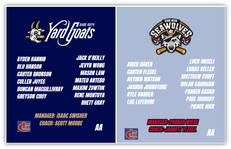 Babe Ruth Calgary Baseball - Teams - Babe Ruth Calgary Baseball